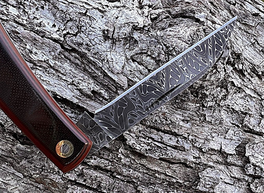 JEFF PEARCE CUSTOM CHAD NICHOLS DAMASCUS TALON *RARE* WESTINGHOUSE RED ...