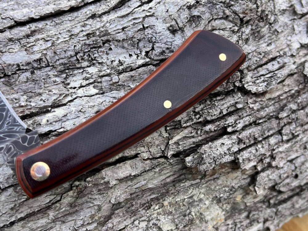 JEFF PEARCE CUSTOM CHAD NICHOLS DAMASCUS TALON *RARE* WESTINGHOUSE RED ...