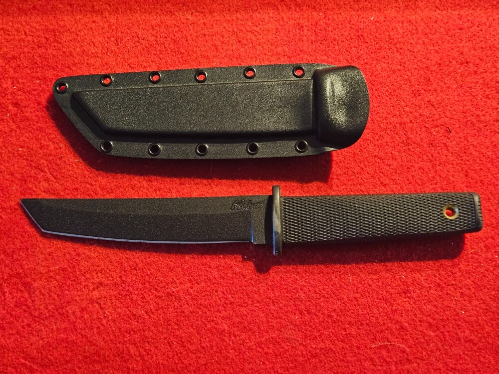 Limited Run - Cold Steel Carbon V Kobun - Tanto Boot Knife - 2000-2003