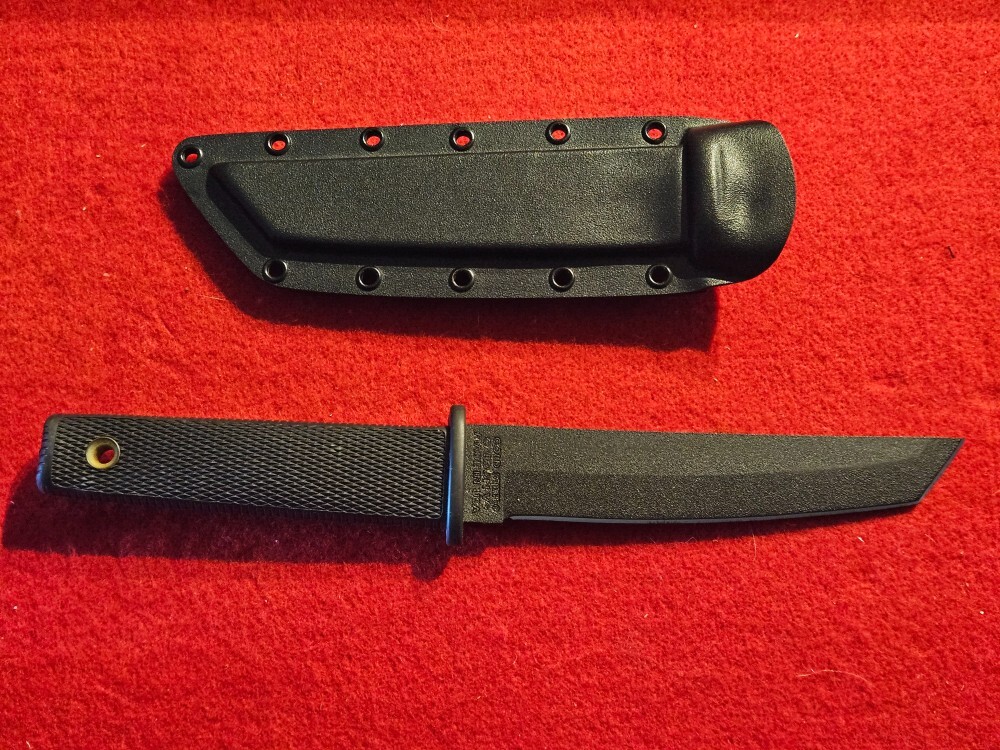 Limited Run - Cold Steel Carbon V Kobun - Tanto Boot Knife - 2000-2003