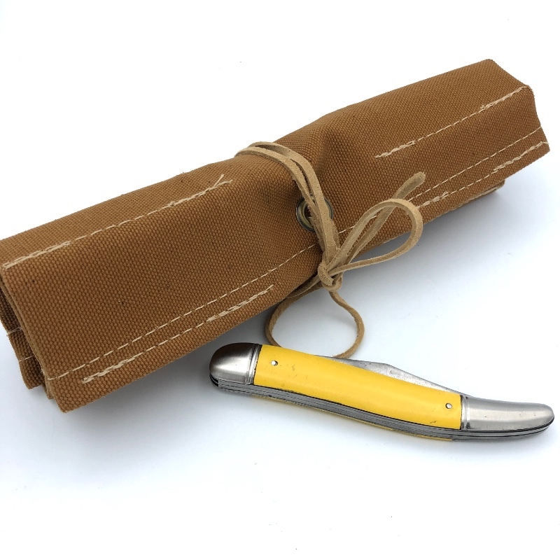 12 Pocket Knife Roll for Slim Folders