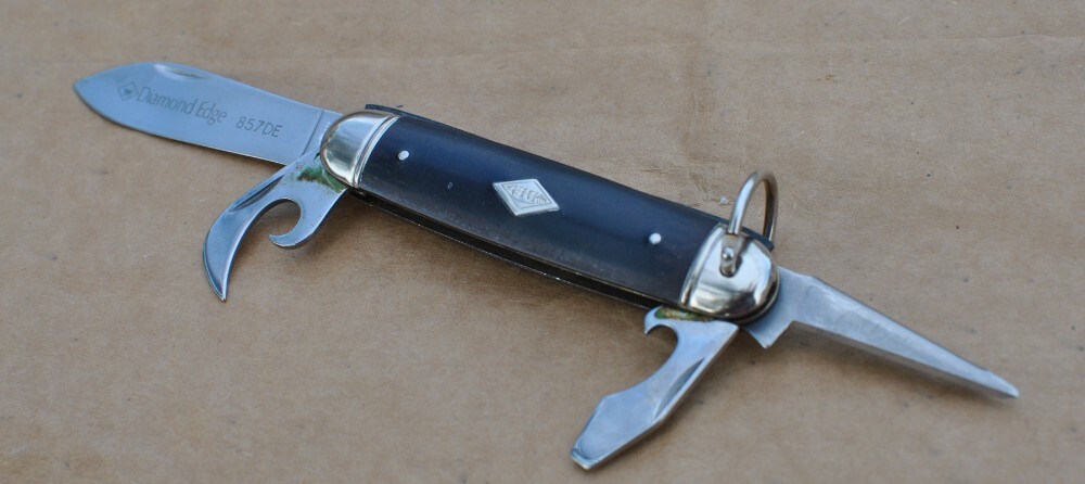 Imperial 857 DE Multi Folder Mint Salesman's Sample Blade Etch Prov. RI ...