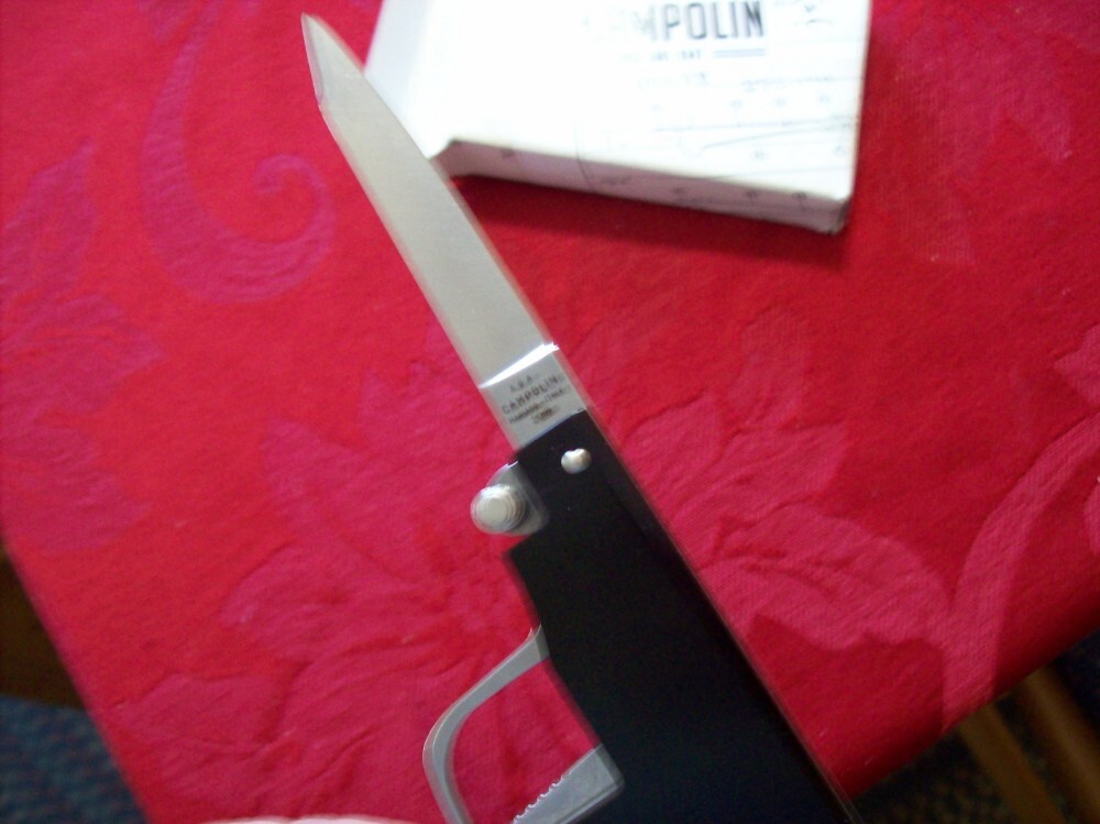 A.G.A. Campolin Rare Italian Gun Knife Black Ebonywood Circa 2019 ...