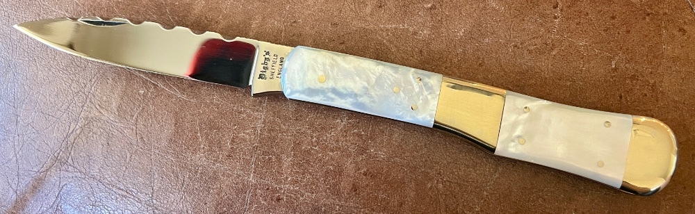 Beautiful Graham Clayton Digby's Kelham Island Mother Of Pearl Folding ...