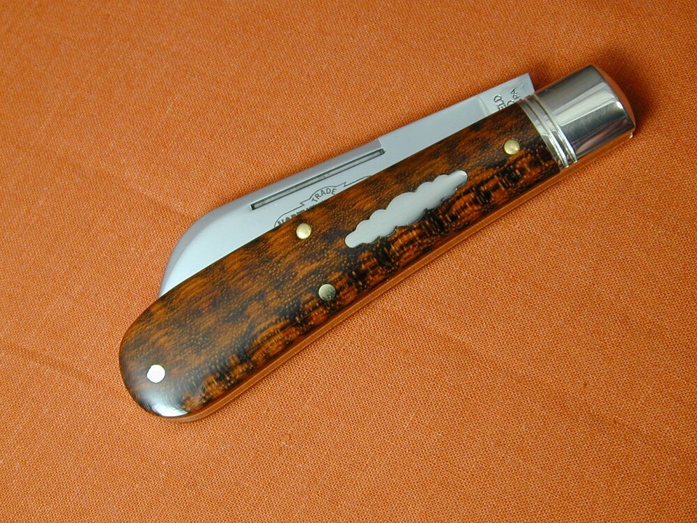 Great Eastern Cutlery GEC Smooth Snakewood Rams Foot Knife NIT 933124 ...