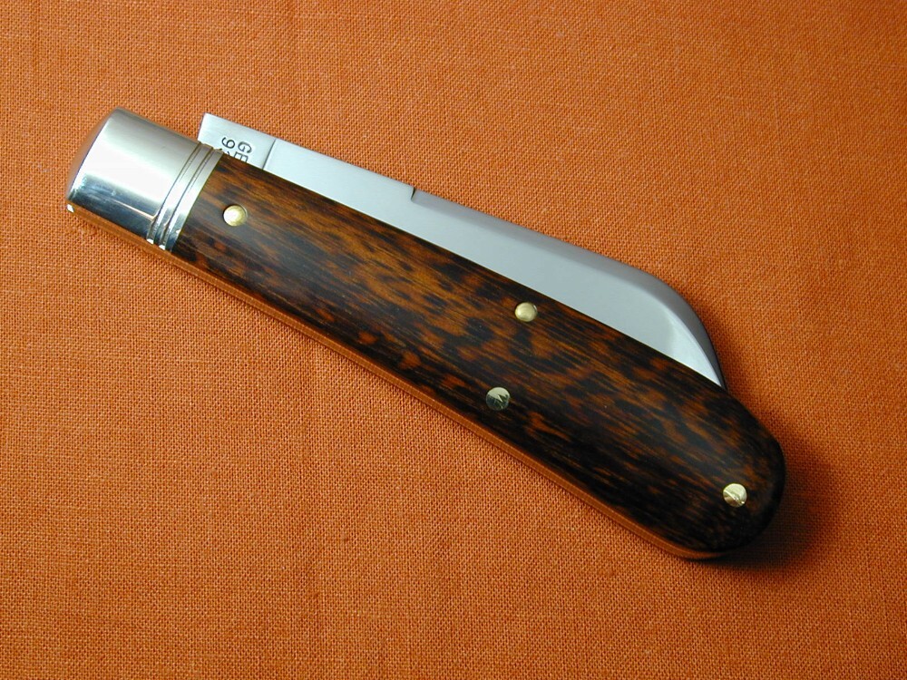 Great Eastern Cutlery GEC Smooth Snakewood Rams Foot Knife NIT 933124 ...