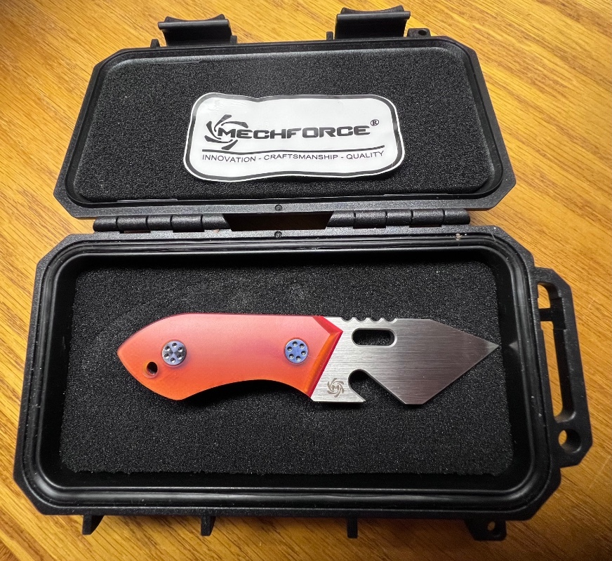 Mechforce Jensen Bergman Collab Brew Tool Fixed Blade Knife 1.93" CPM ...