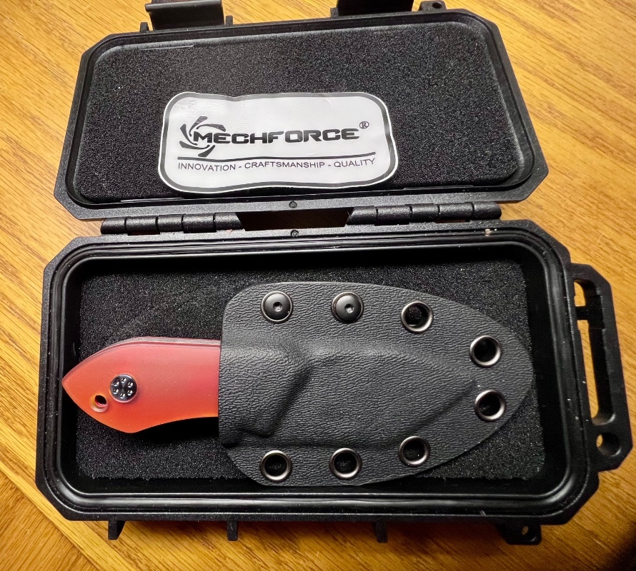 Mechforce Jensen Bergman Collab Brew Tool Fixed Blade Knife 1.93" CPM ...