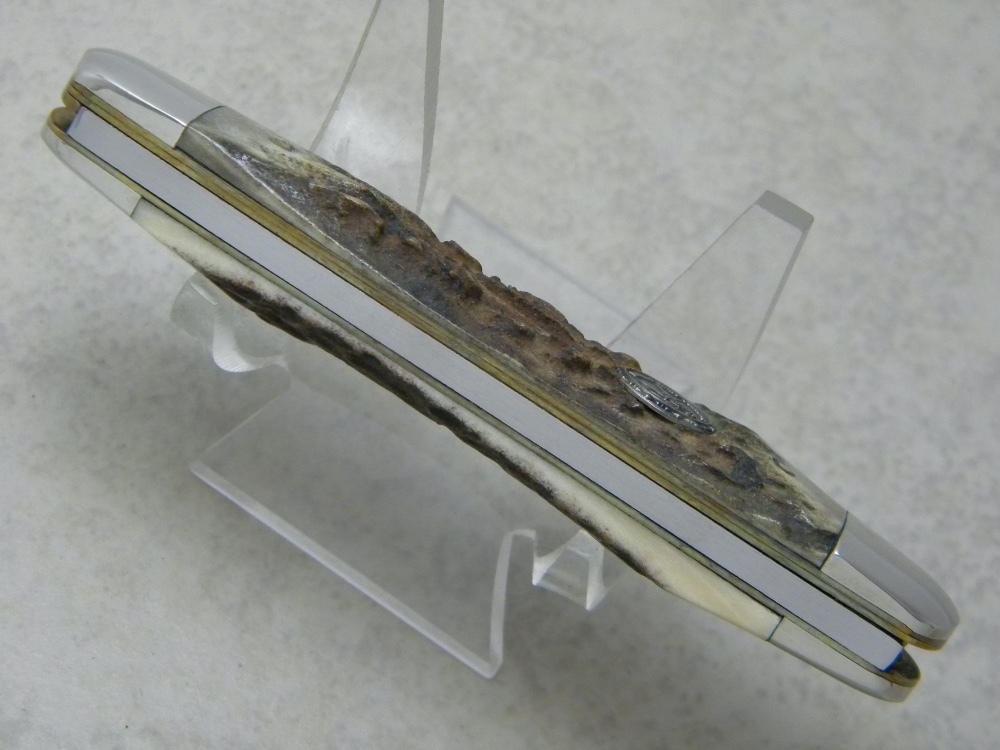 Queen NKCA 1981 Stag Big Cigar Knife