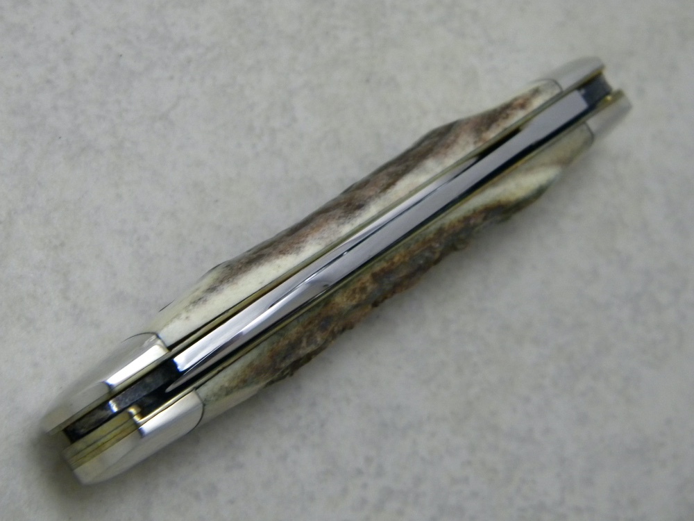Queen NKCA 1981 Stag Big Cigar Knife