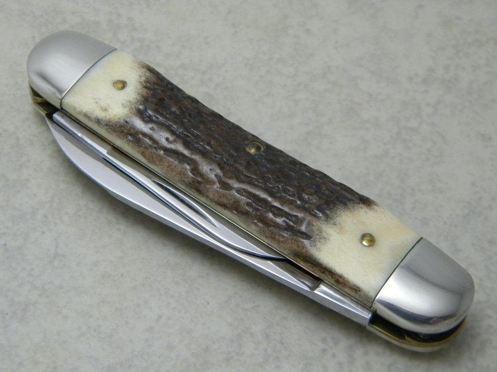 Queen NKCA 1981 Stag Big Cigar Knife