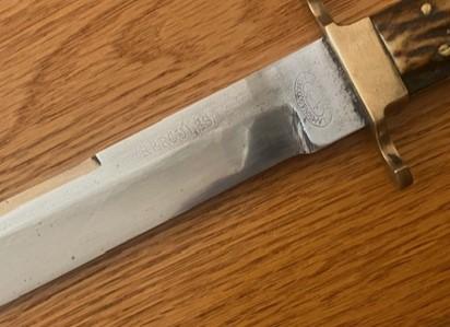 1800's HERCULES STAG HANDLE BOWIE (SUPER KNIFE, GREAT PRICE)