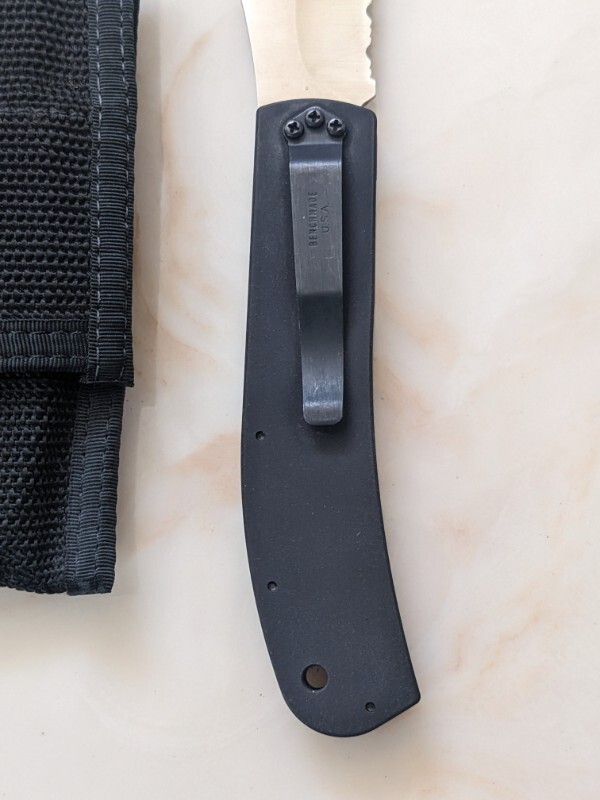 Rare Old School Used Benchmade Balisong Knife w/Aluminum scales ...