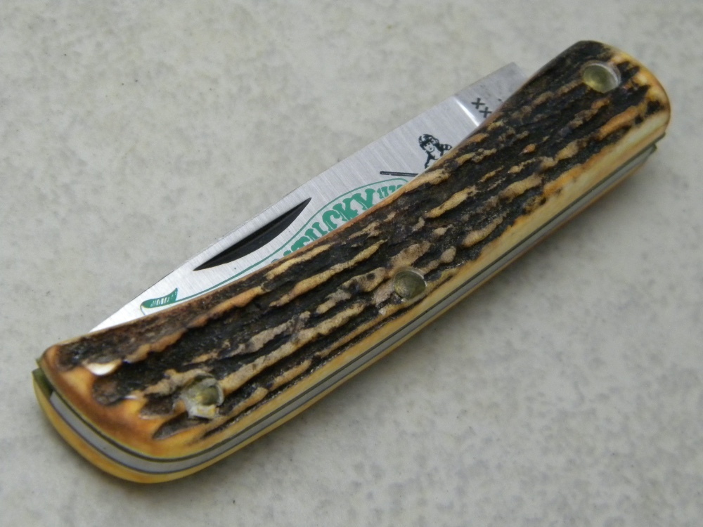 Case XX USA 1976 Stag 5137 SS Kentucky Bicentennial Sodbuster Jr. Knife