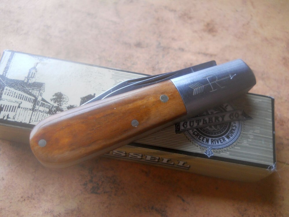 Russell Barlow Knife Green River German Smooth Bone.