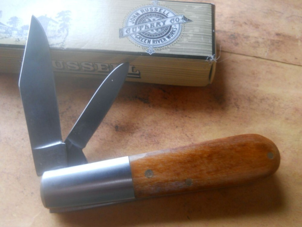 Russell Barlow Knife Green River German Smooth Bone.