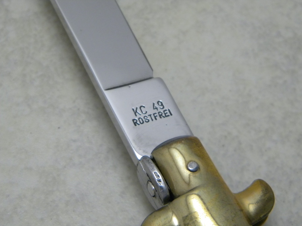 Kissing Crane KC49 Rostfrei Solingen Germany Stag Jumbo Stiletto Knife