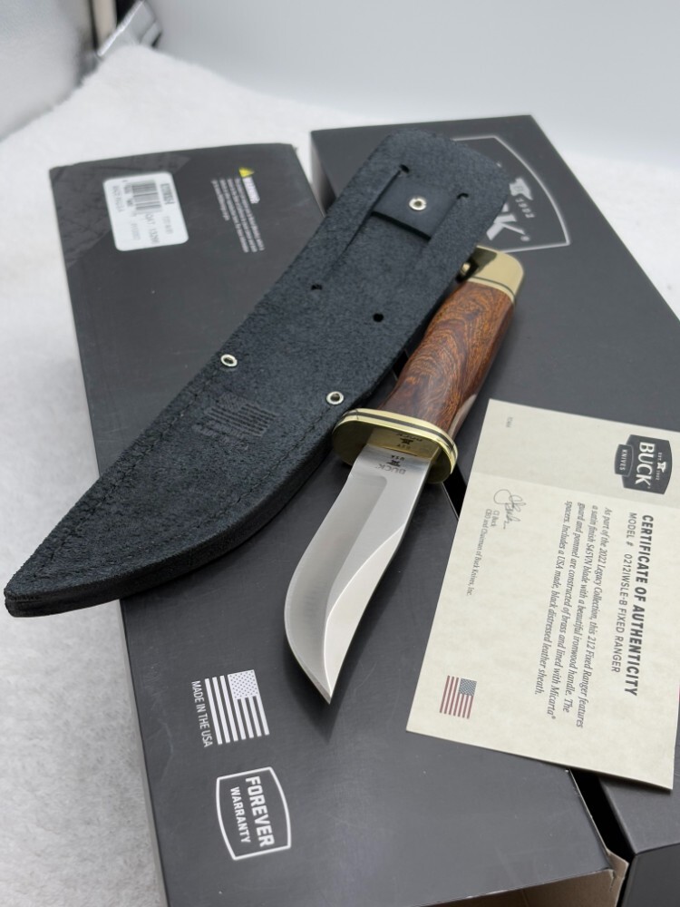 Buck Legacy Limited Production 212 Ranger Fixed Blade Made In 2022 In USA