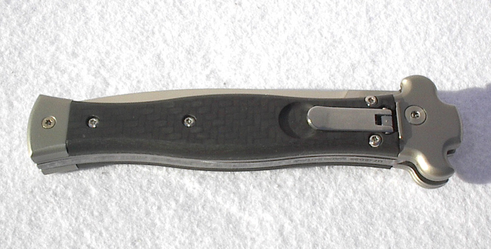 NEW 2004 AGA CAMPOLIN "ZERO" ( CARBON FIBER SCALES ) AUTO LEVER LOCK ...