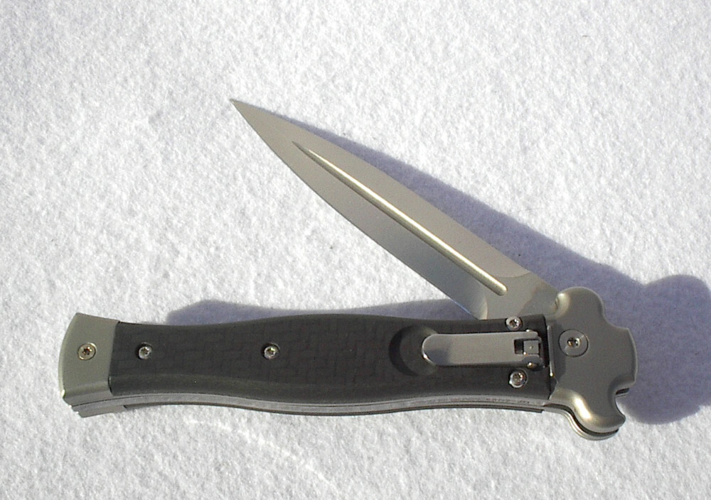 NEW 2004 AGA CAMPOLIN "ZERO" ( CARBON FIBER SCALES ) AUTO LEVER LOCK ...