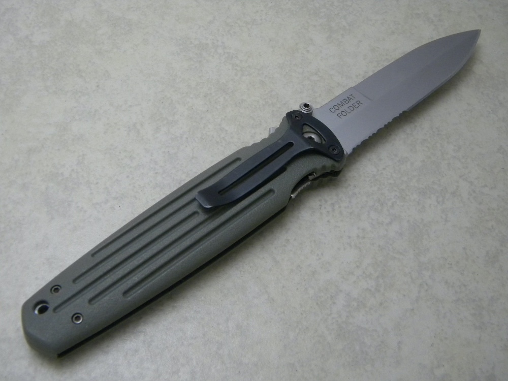Gerber USA Applegate Fairbairn OD Green Combat Folder Large Liner Lock ...
