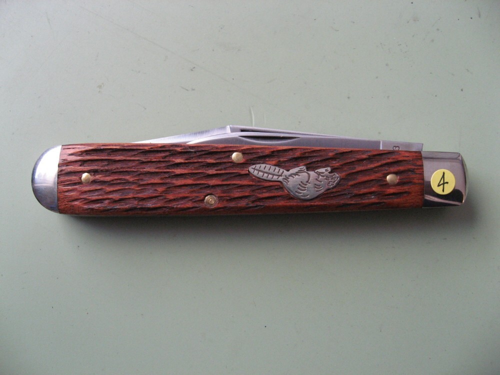 GEC 871223 ENGLISH JACK BEAVER TAIL JIGGED BRAZILIAN CHERRY #4