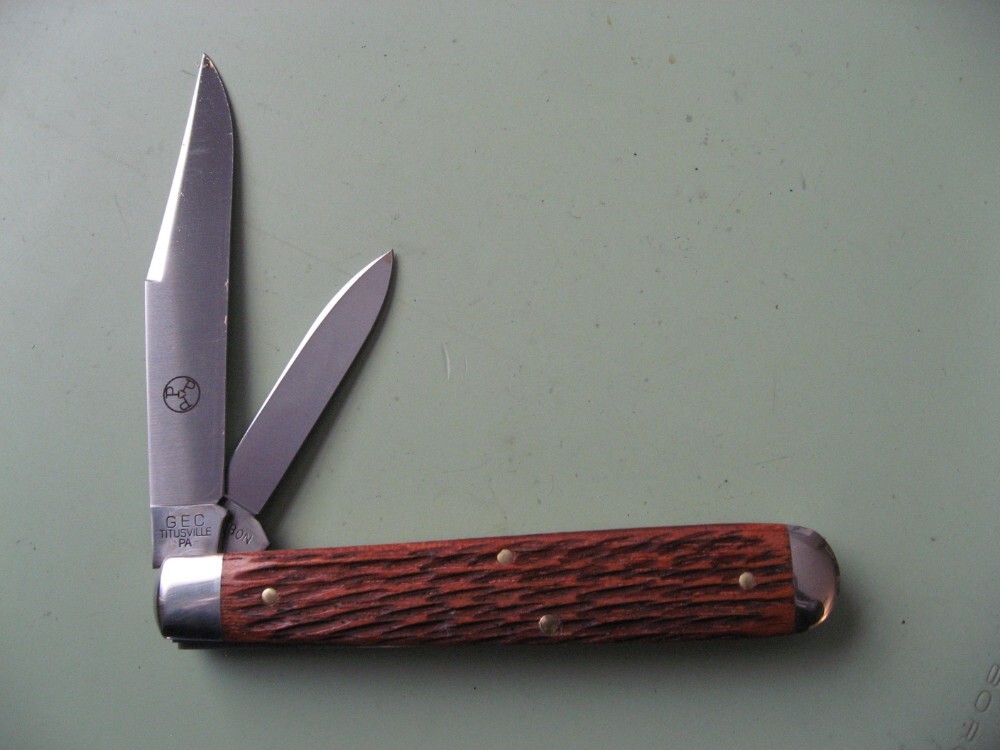 GEC 871223 ENGLISH JACK BEAVER TAIL JIGGED BRAZILIAN CHERRY #4