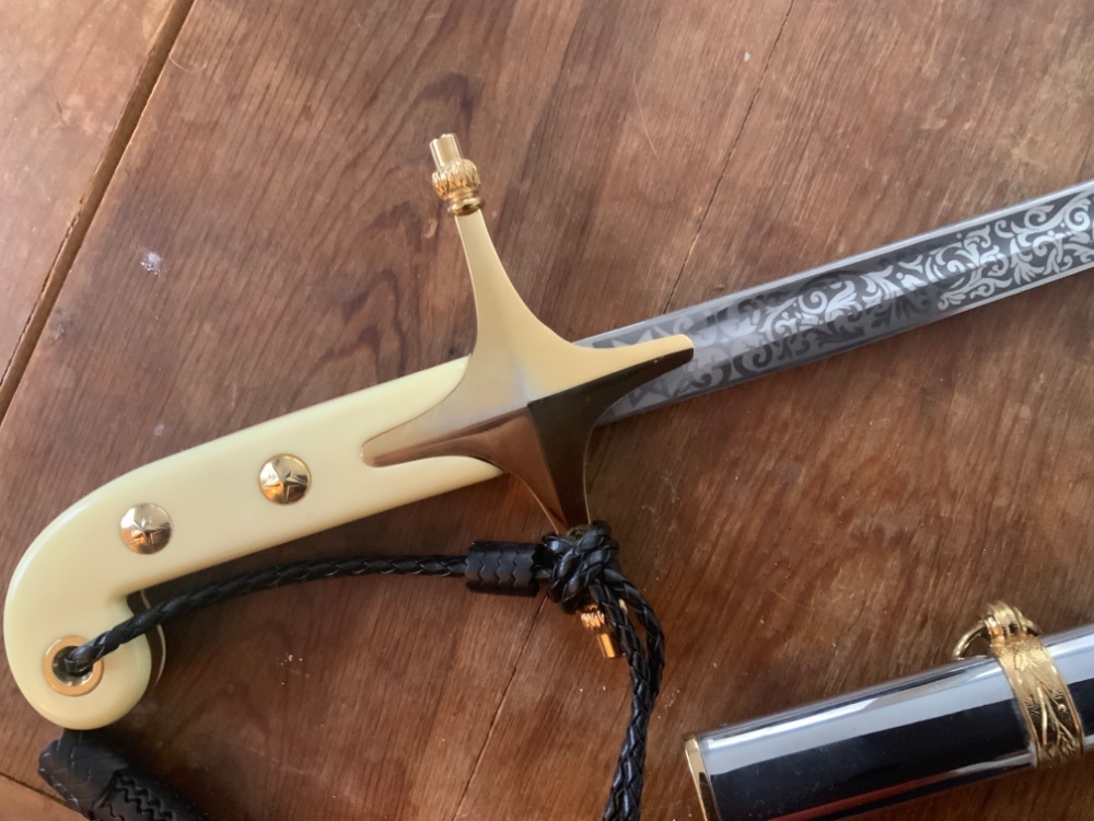 Authentic USMC Officer Sword 31”