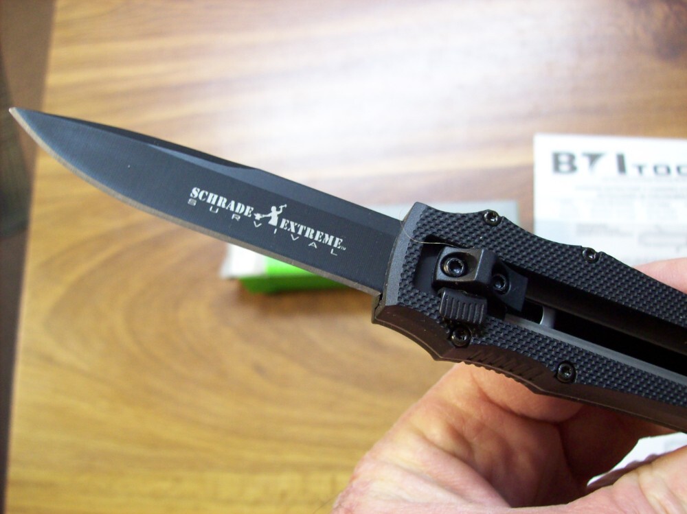 Schrade Knife Discontinued OTF Spring Loaded Survival W/Safety UNUSED ...