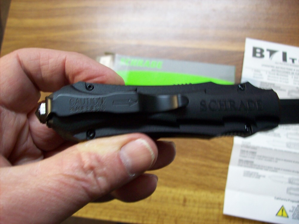 Schrade Knife Discontinued OTF Spring Loaded Survival W/Safety UNUSED ...