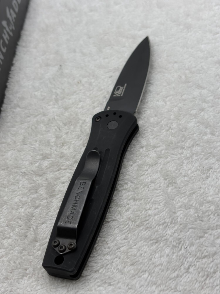 Benchmade 3551BK Stimulus Push Button Automatic Knife With Integrated ...