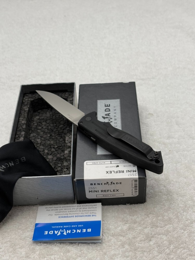 Benchmade 2551 Mini Reflex Push Button Automatic With Integrated Safety ...