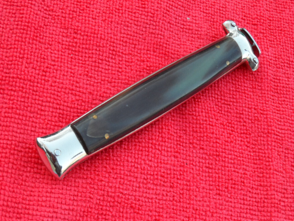 Vintage Italian Trap door OTF Automatic switchblade Brazilian horn ...