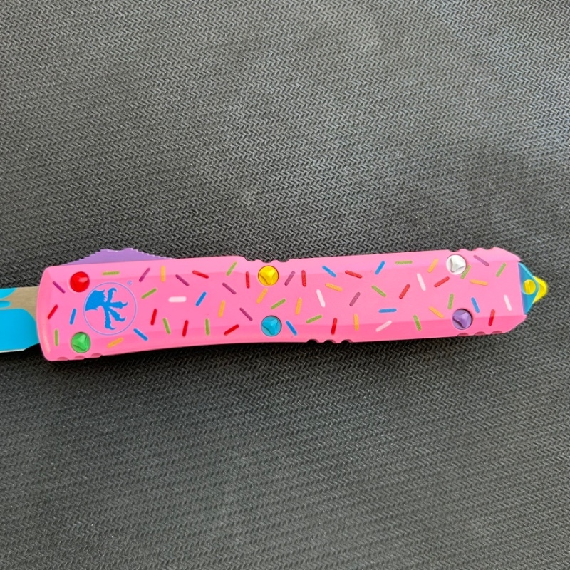 BladeHQ Exclusive Microtech Dessert Warrior Ultratech S/E OTF Donut ...