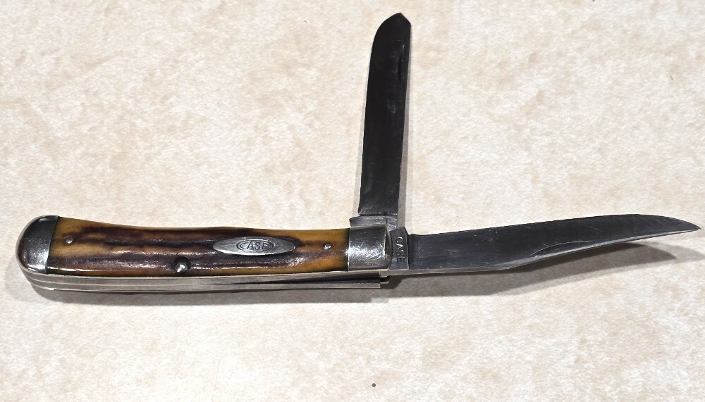 Case XX 5254 Red Stag 1st Model Trapper (1940-1964) – Rare & Beautiful