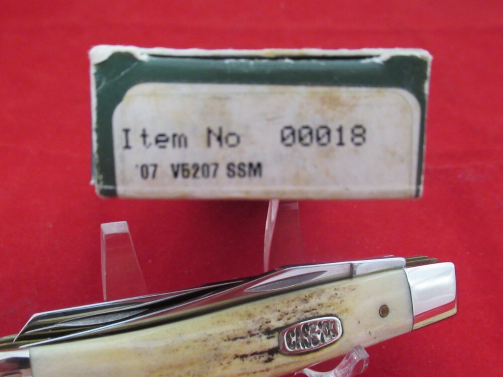 Case XX 1999 Vintage Stag Mini Trapper Pattern # V5207 SS