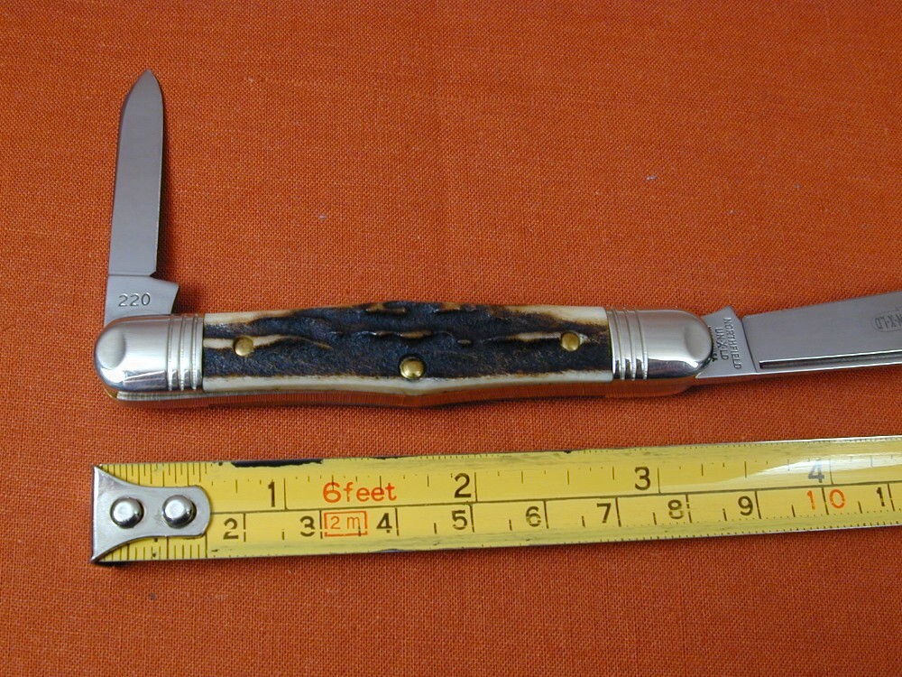 Great Eastern Cutlery GEC Northfield Sambar Stag Conductor Knife NIT 1 ...