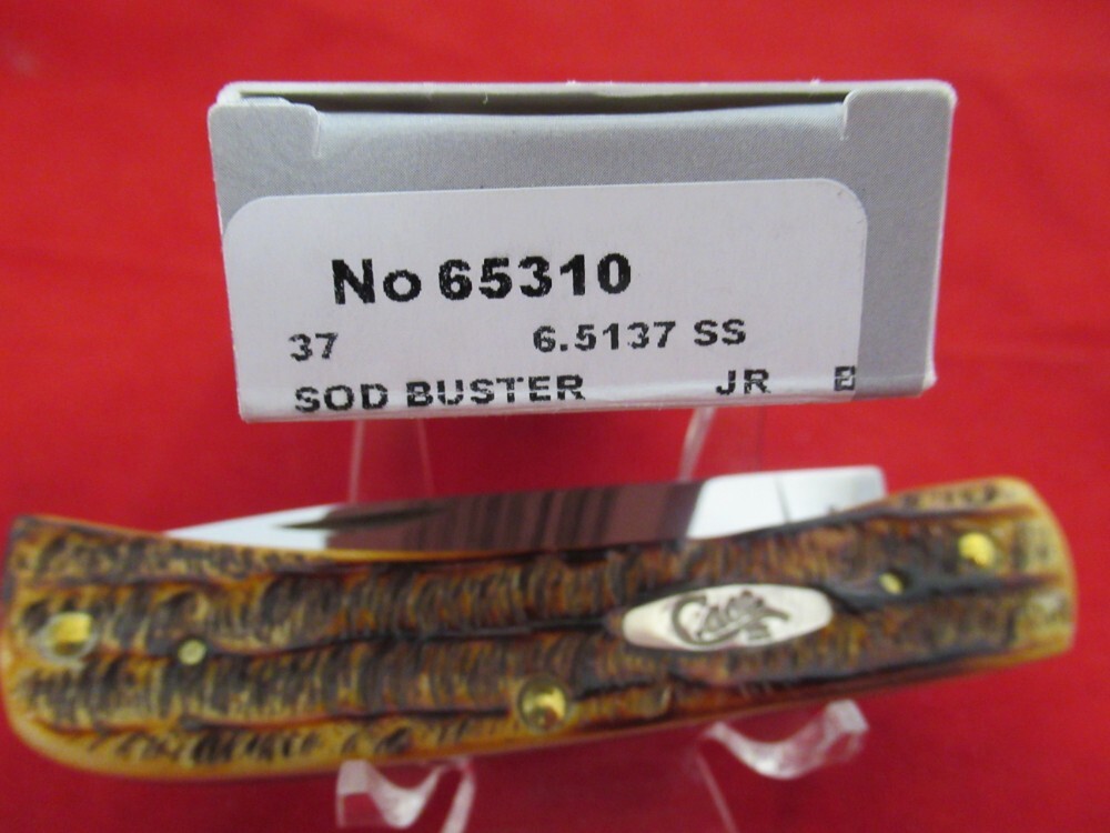 Case XX 2017 Bone Stag Sod Buster JR. Pattern # 6.5137 SS