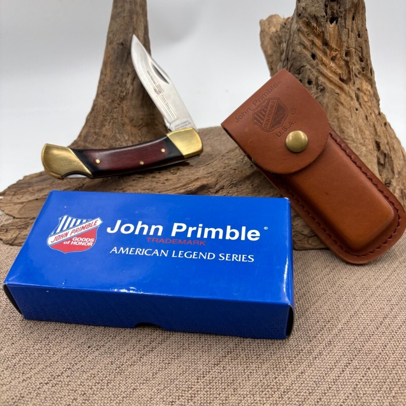 John Primble Large Folding Hunter Knife JP30 0100BWL Brown Wood ...