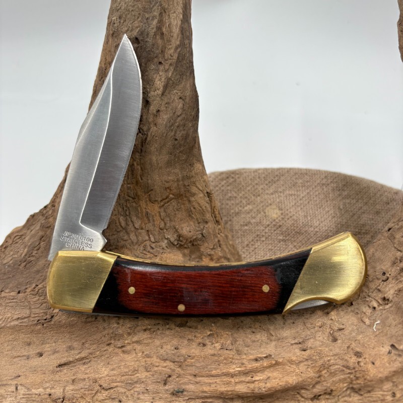 John Primble Large Folding Hunter Knife JP30 0100BWL Brown Wood ...