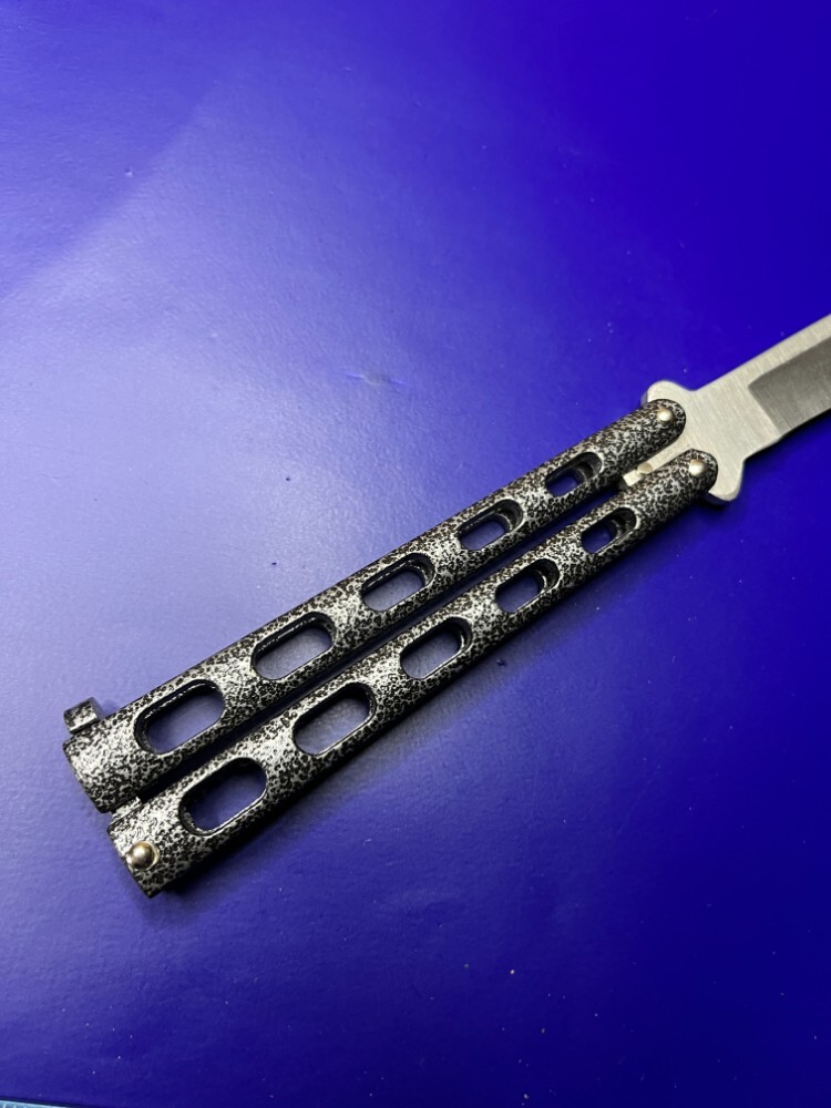 Bear and Son USA Butterfly 4" Blade/ Silvervein Scales