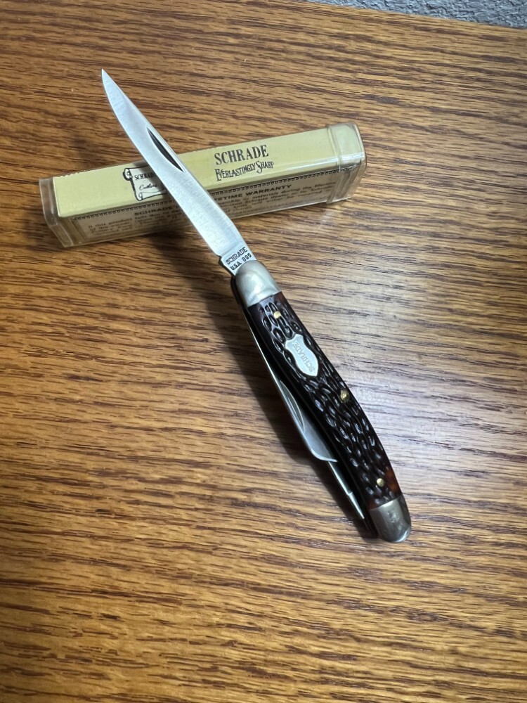 SCHRADE USA 895 & VIEW TUBE BOX