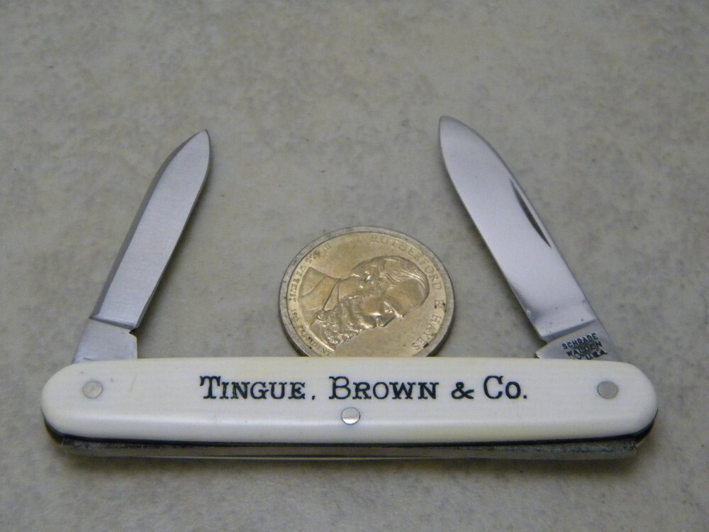 Schrade Walden NY USA "Tingue Brown and Co" Pen Knife