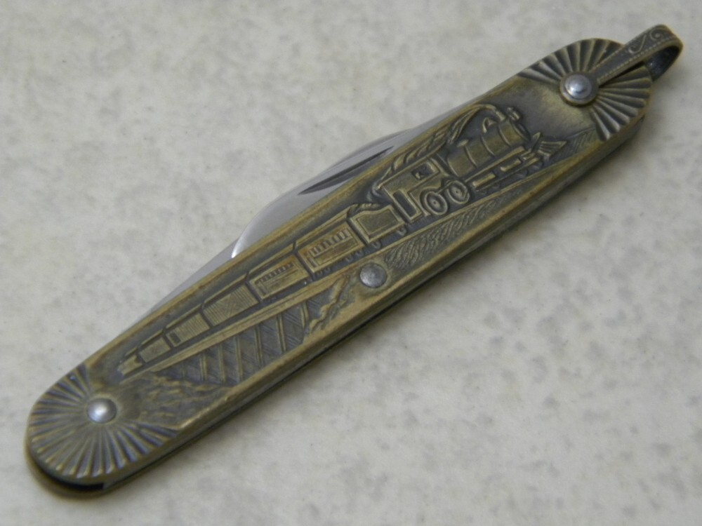 Imperial USA Locomotive Train Figural Knife