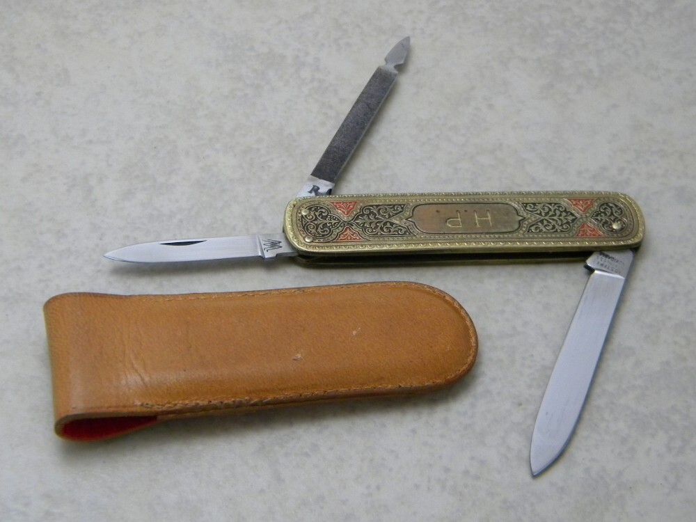 Solingen "Kulkoni" Metal Pen Knife in Pouch