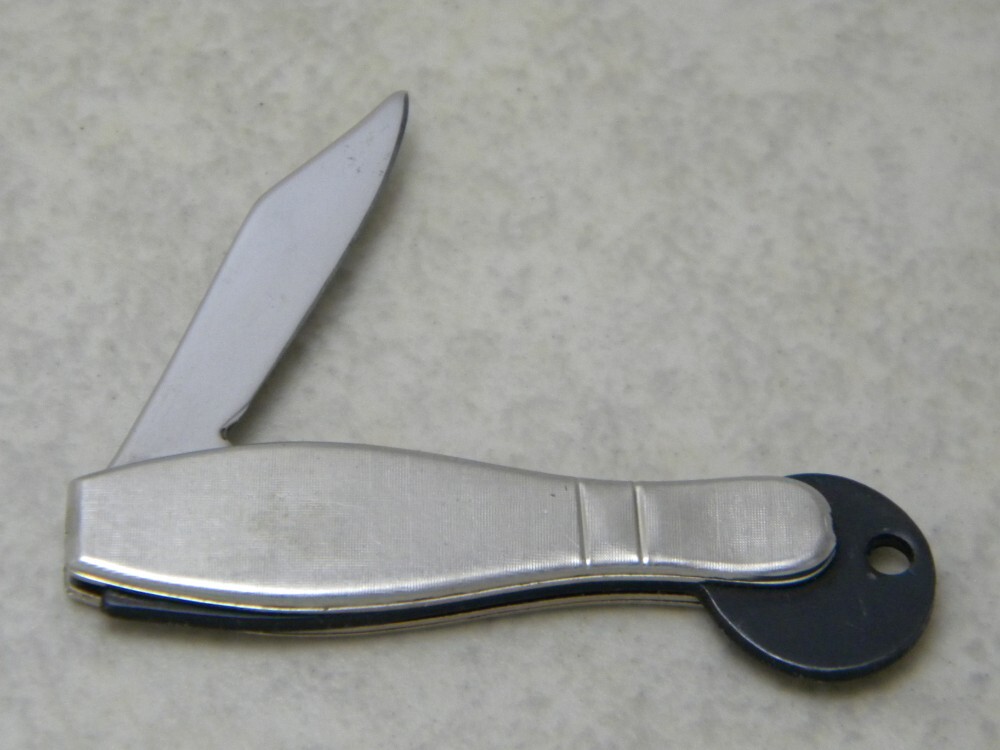 Prov Cut Co USA Metal Key Ring Bowling Pin Figural Knife