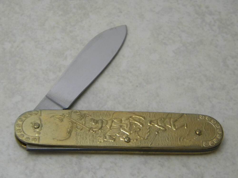 Stainless Steel Solid Brass 6193 "Knight" Folding Knife