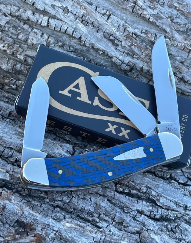 CASE XX ** SFO 2021 BLUE/BLACK FIBER SOWBELLY