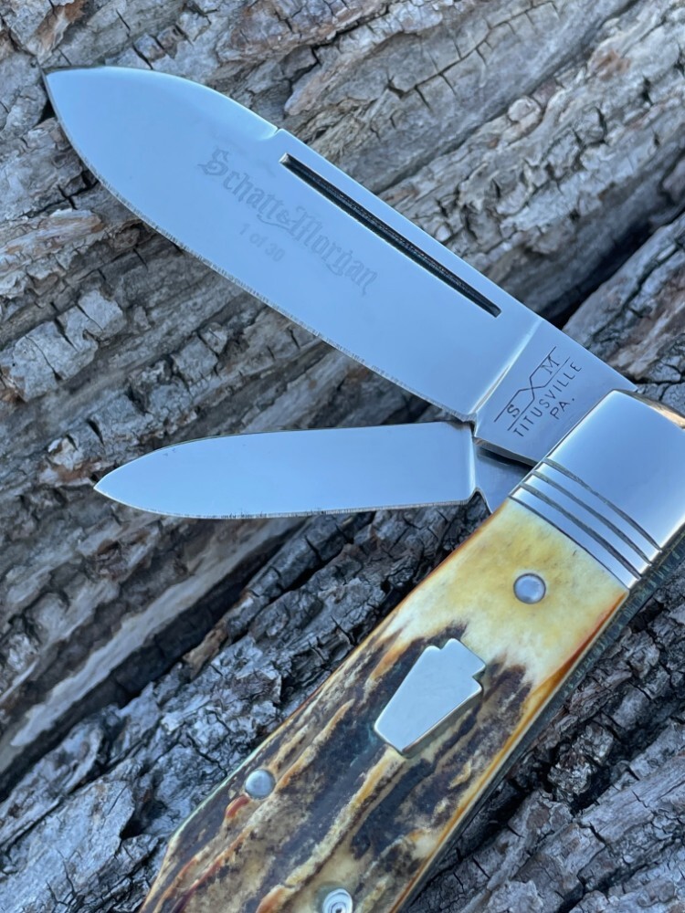 SCHATT & MORGAN ** STAG EZ OPEN TEAR DROP (1 OF 30)