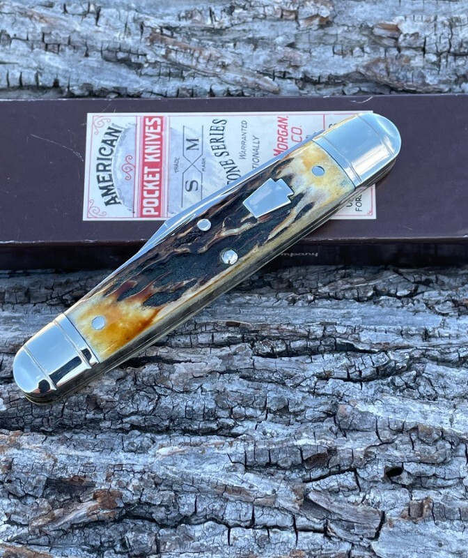 SCHATT & MORGAN ** STAG LARGE CIGAR WHITTLER